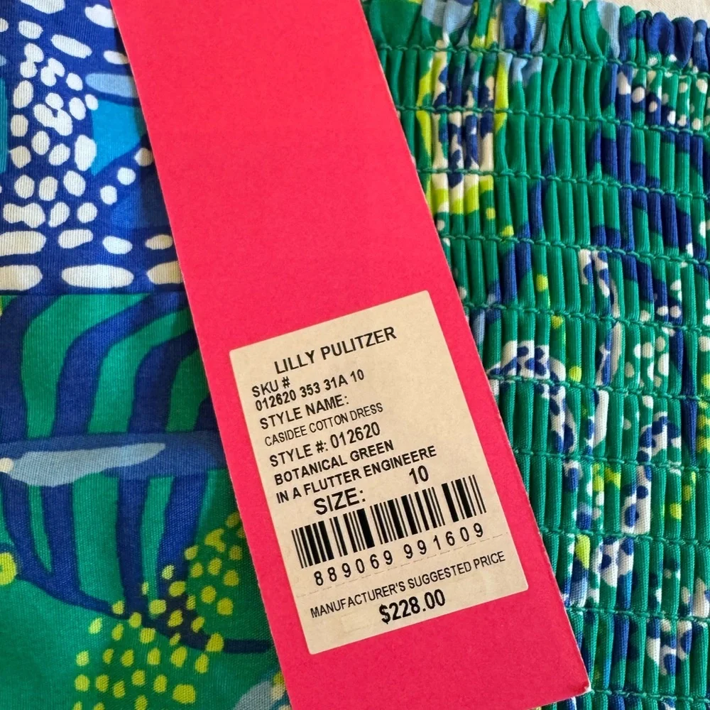 Lilly Pulitzer | Dresses | Nwt Lilly Pulitzer Botanical Green And Blue ...